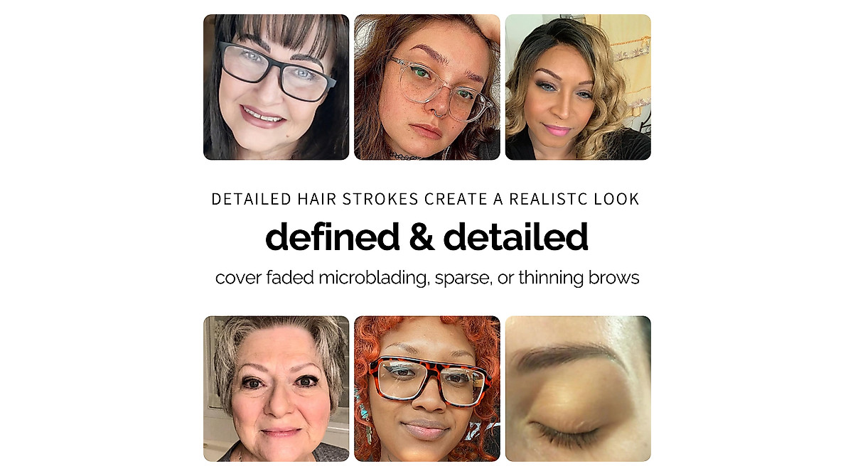 Brows by Bossy Temporary Eyebrow Tattoos - Waterproof & Realistic