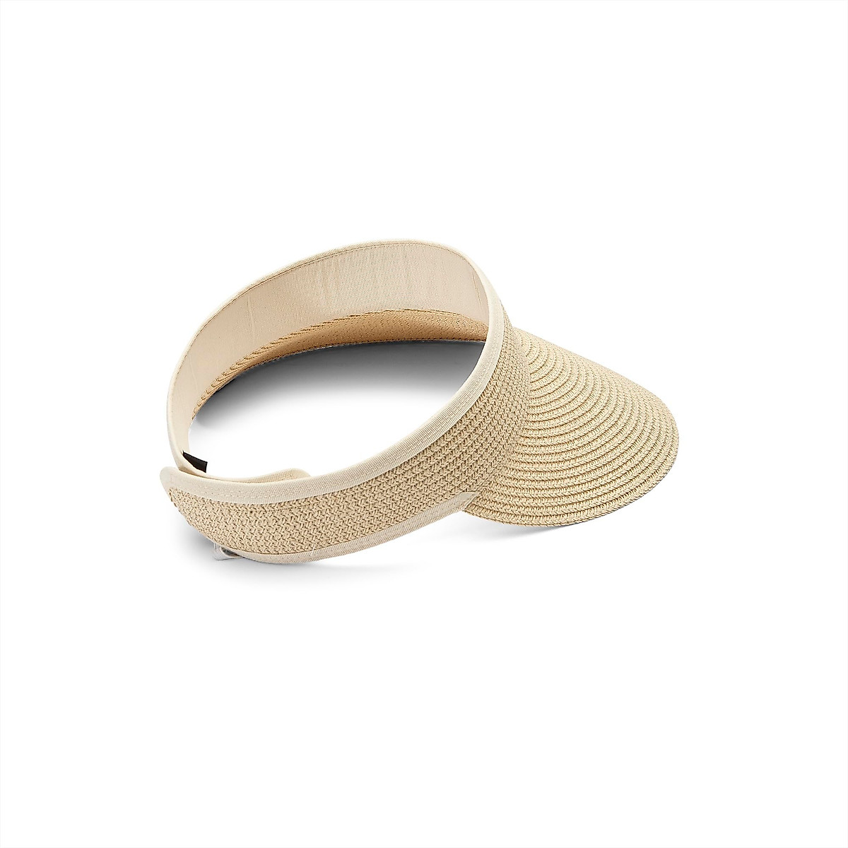 Volcom Women's Voldora Straw Visor Hat, Natural, One Size