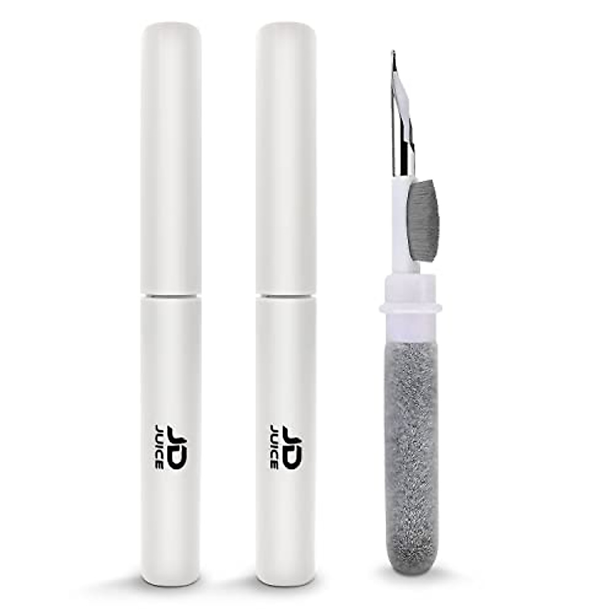 2 Pack - Airpods Cleaning Kit Earbud Cleaning Kit - Phone Cleaning Kit in-Ear Headphones Cleaning Pen Tool, Portable 3-in-1 Laptop Cleaning Kit Electronic Cleaner with a Sponge, Metal Pen Tip
