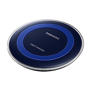 SAMSUNG Qi Certified Fast Charge Wireless Charger Pad (Special Edition) - US Version - Black/Blue