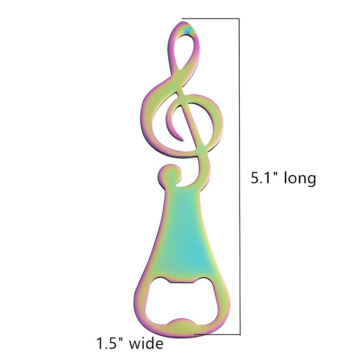 4 Piece Music Beer Opener Guitar Bottle Openers, Note Bottle Openers Bartender Bottle Cap Opener Cool Gifts for Music Lovers Drinkers