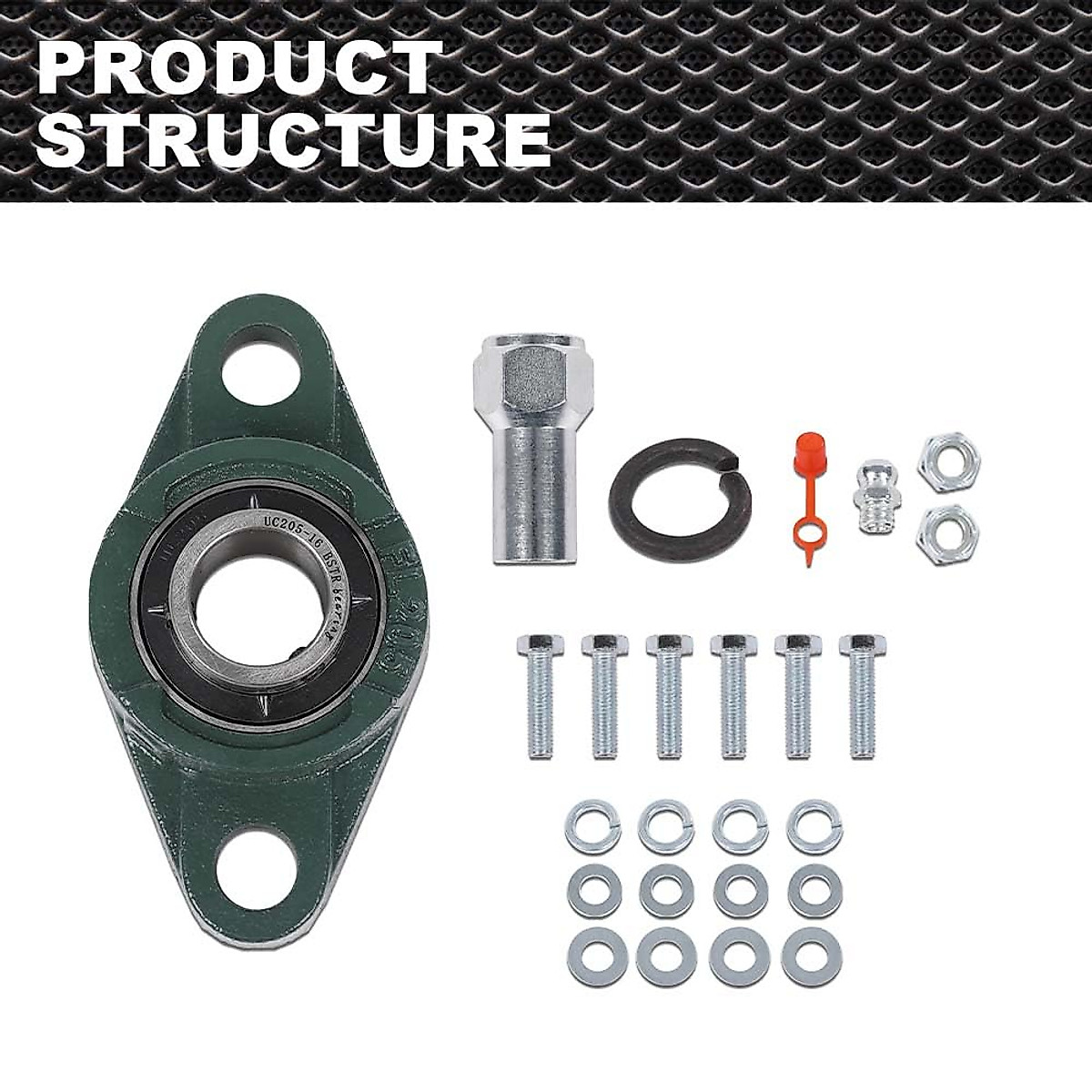 CNNELL Steering Gear Box Stabilizer Bar Brace Compatible with Dodge Ram 1500 2500 3500 4X4 4WD 3.9L / 5.2L / 5.9L / 8.0L 1994-2002(GASOLINE AND DIESEL)1032004