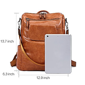 CLUCI Women Backpack Purse Bundles with Women Wallet