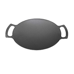 Muurikka Grill Pan 38 cm with Protective Bag, Outdoor Pan, Fire Pan Made of Robust Rolled Steel for Campfire & Grill