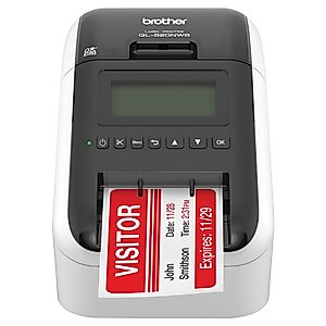 Brother Professional Ultra Flexible Label Printer with Wired, Wireless and Bluetooth Connectivity, White - 300 x 600 dpi, Backlit Monochrome LCD Display, Auto Cut - Cbmoun USB_Extension_Cable