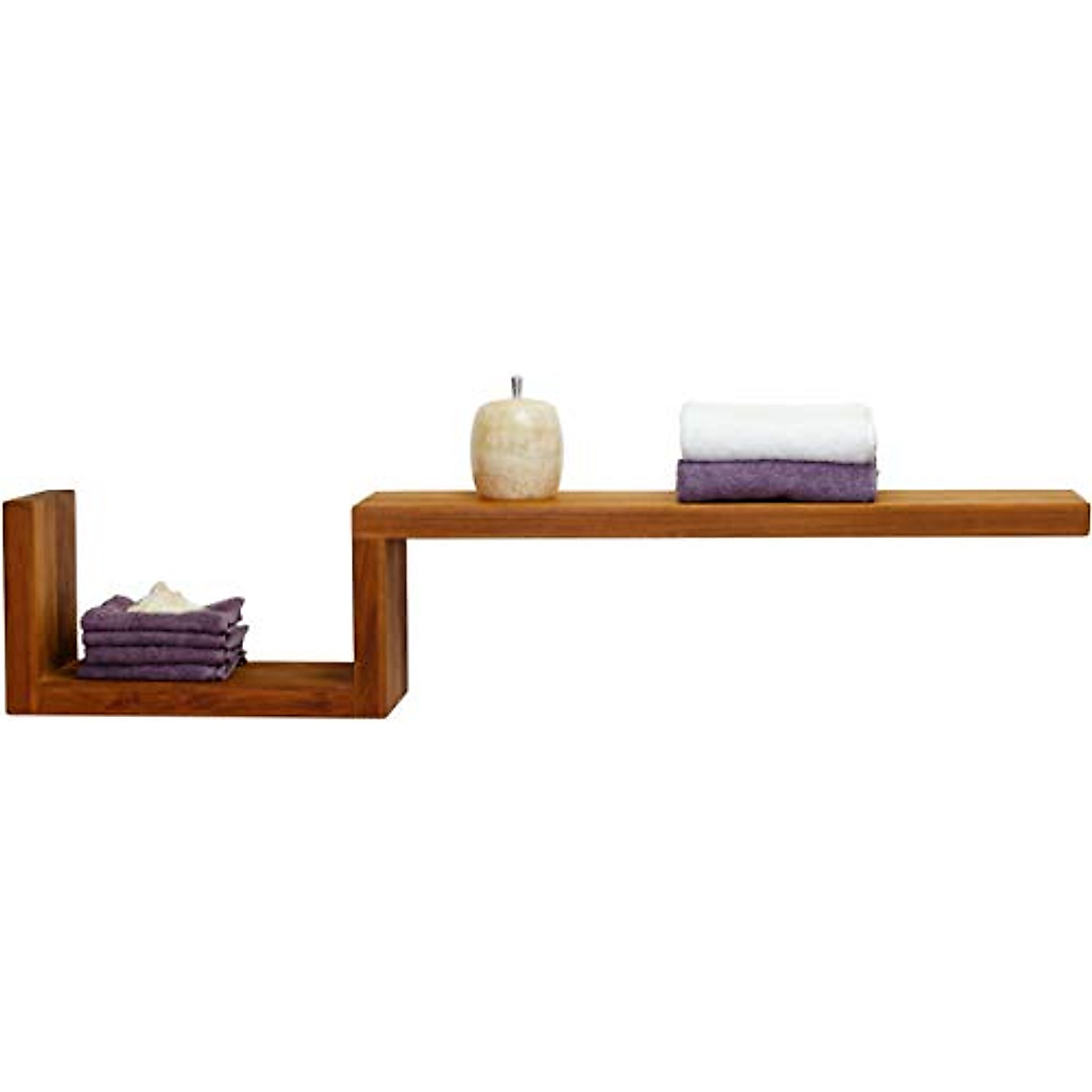 AquaTeak Manada™ Contemporary Teak Wall Shelf