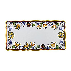 Le Cadeaux Melamine Capri - 10 by 5 inch Biscuit Tray