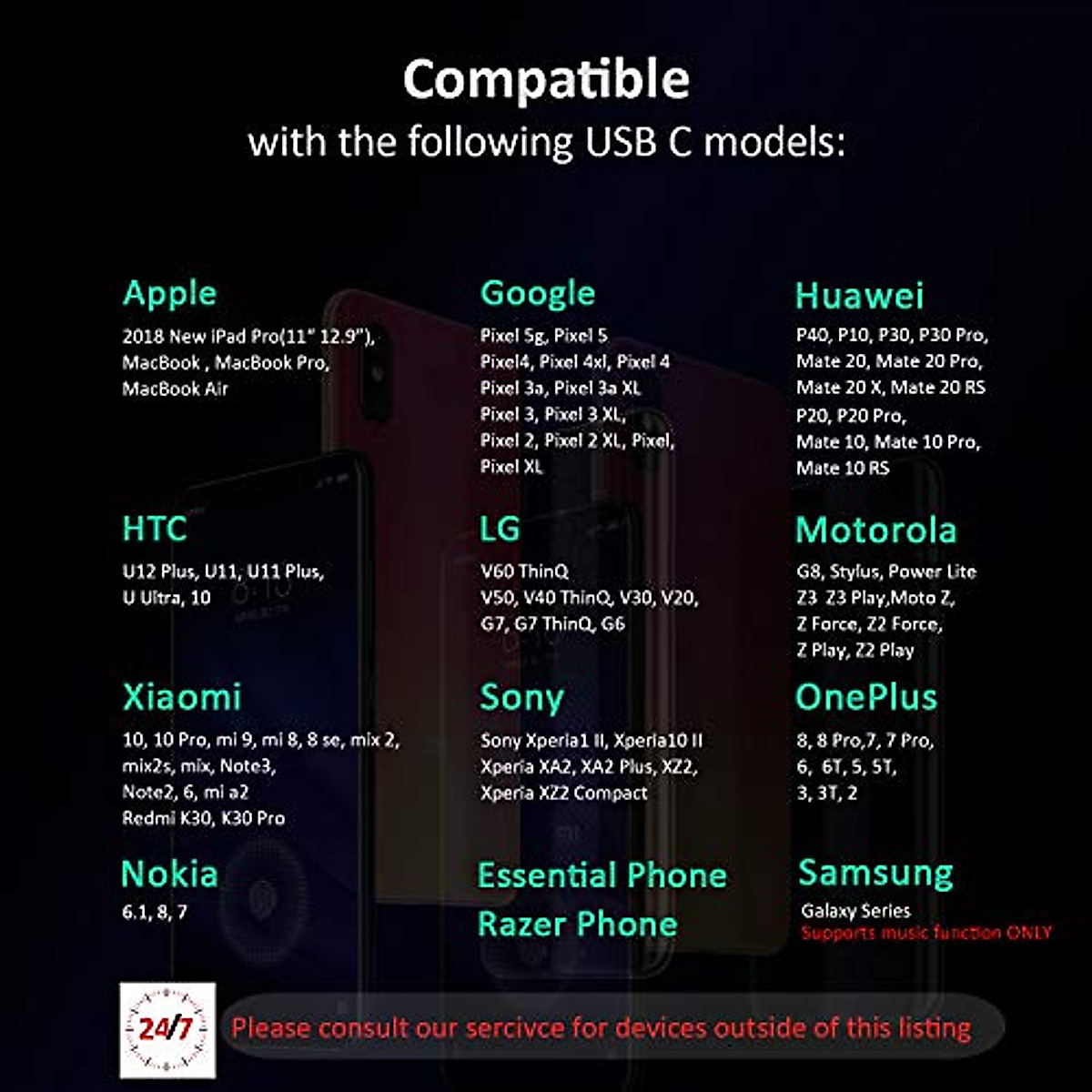 USB Type C Earbud Headphones, Hi-Res In-Ear Earphone w/Mic Compatible with New iPad Pro/MacBook Pro, Google Pixel 5g/5/4xl/,OnePlus 8pro/8, Samsung Galaxy, HTC U12, Sony Xperia, Essential, Razer Phone