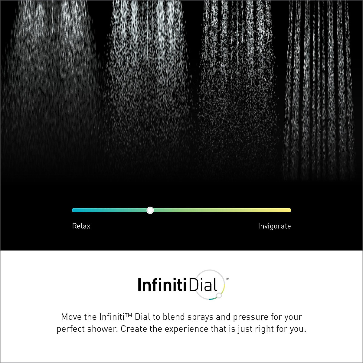 Moen Verso Chrome Rain Shower Head and Detachable Handshower Combination with Infiniti Dial and Magnetix Docking System, 60" Hose, 220C2