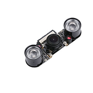 Raspberry Pi 4 Camera Fisheye Wide Angle 5MP 1080p Night Vision Camera Module for Raspberry Pi 4 Model B Raspberry Pi 3 Model B/B+