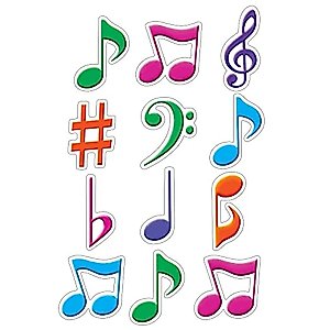 Teacher Created Resources 5482 Musical Notes Mini Accents