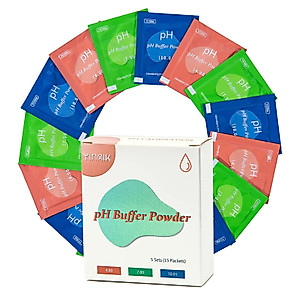 YINMIK Digital pH Meter TDS Meter pH Calibration Powder Combo