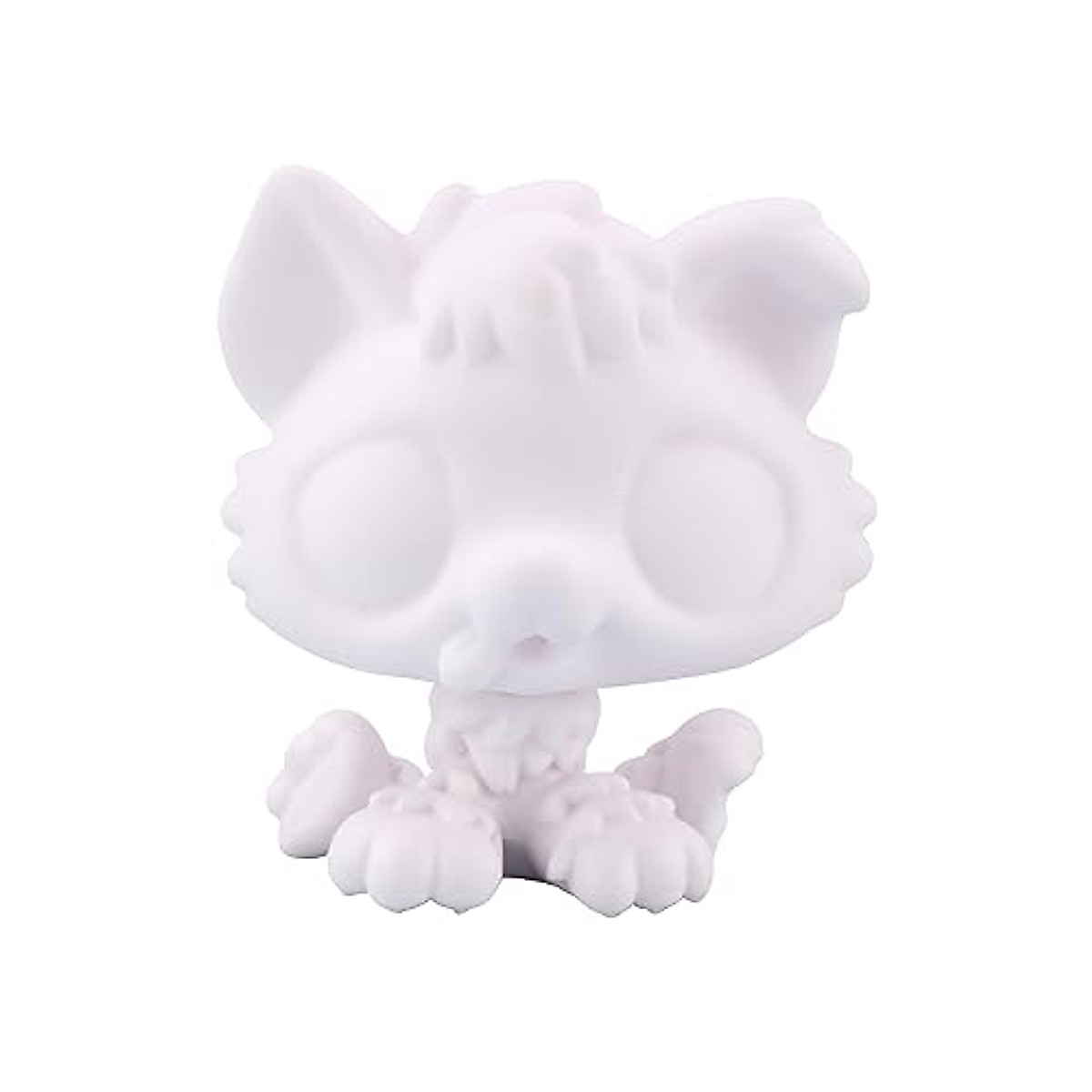 Custom lps White Bases, 30pcs DIY lps White Molds for lps DIY Figure, lps Figure Bases Collie Cat Dachshund Great Dane Dog Cocker Sapniel with lps Accessories Random 7pcs