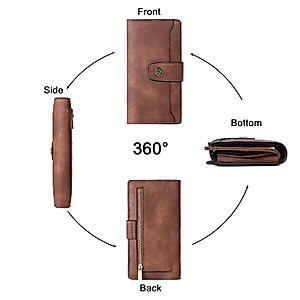 CLUCI Women Backpack Bundle with Women Wallet