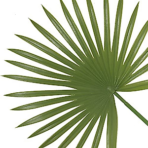 3PC Artificial Palm Leaves Plants Faux Palm Fronds Tropical Large Palm Leaves Greenery Plant for Leaves Hawaiian Party Jungle Party Large Palm Leaves Decorations