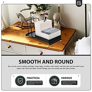 Makeup Organizer Storage Holder Coffee Station Supplies Coffee Organizer Cotton Swab Container Coffee Cup Organizer Paper Cup Holder Countertop Organizer Paper Cup Organizer