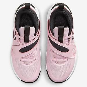 NIKE Team Hustle D 11 (PS) Pre School DV8994-600 (Pink Foam/Summit WH), Size 2