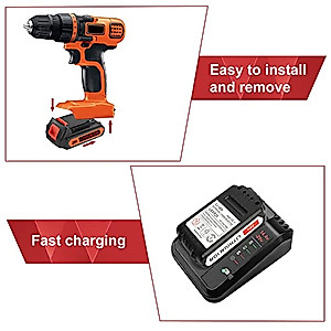 Touyeet 2 Pack 3500mAh LBXR20 20V Lithium Battery Compatible with Black and Decker 20V Lithium Battery Black+Decker 20V MAX Powerconnect Cordless Tools and Outdoor Equipment