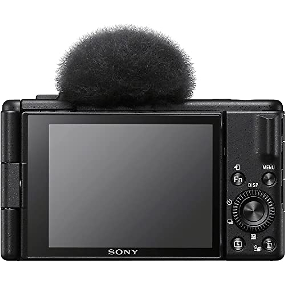 Sony ZV-1F Vlog Camera for Content Creators and Vloggers Black Bundle with Lexar 64GB High-Performance 800x UHS-I SDHC Memory Card + Camera Case + 1400 mAh Battery Pack