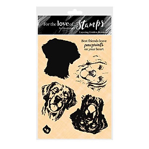 HunkyDory Crafts for The Love of Stamps - Layering Golden Retriever