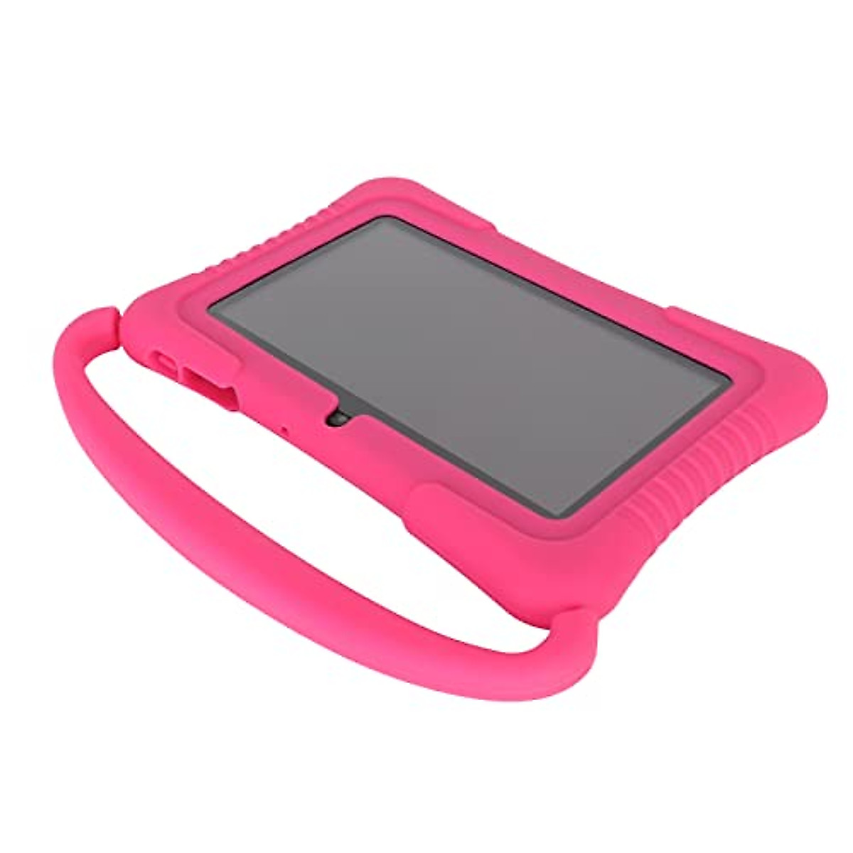 DAUERHAFT 7in Kids Tablet, 1024x600 110-240V Toddler Tablet 2GB 32GB with Protective Cover for Entertainment for Android 10 (US Plug)