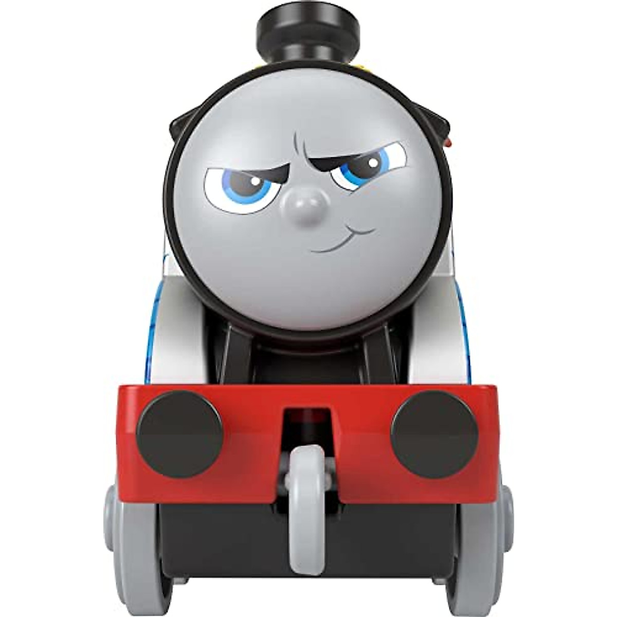 Fisher-Price Thomas & Friends Diecast Toy Train Medieval Thomas Push-Along Engine With Boulder Launcher For Preschool Kids Ages 3+ Years