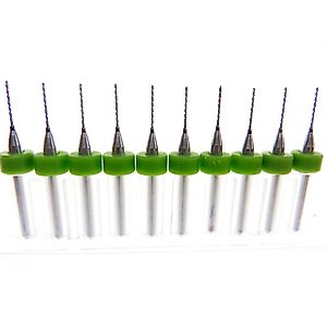 10 Pcs .65mm Tungsten Micro Drill Bits Japanese made for CNC PCB Installation, Toy Making, Model Cars Trucks Planes Boats, Arts & Crafts, Woodworking more...
