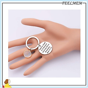 FEELMEM Religious Jewelry Mustard Seed Faith Gifts Faith As Small As A Mustard Seed Can Moves Mountains Matthew 17:20 Keychain Faith Jewelry For Christian Best Friend (Faith as smal)