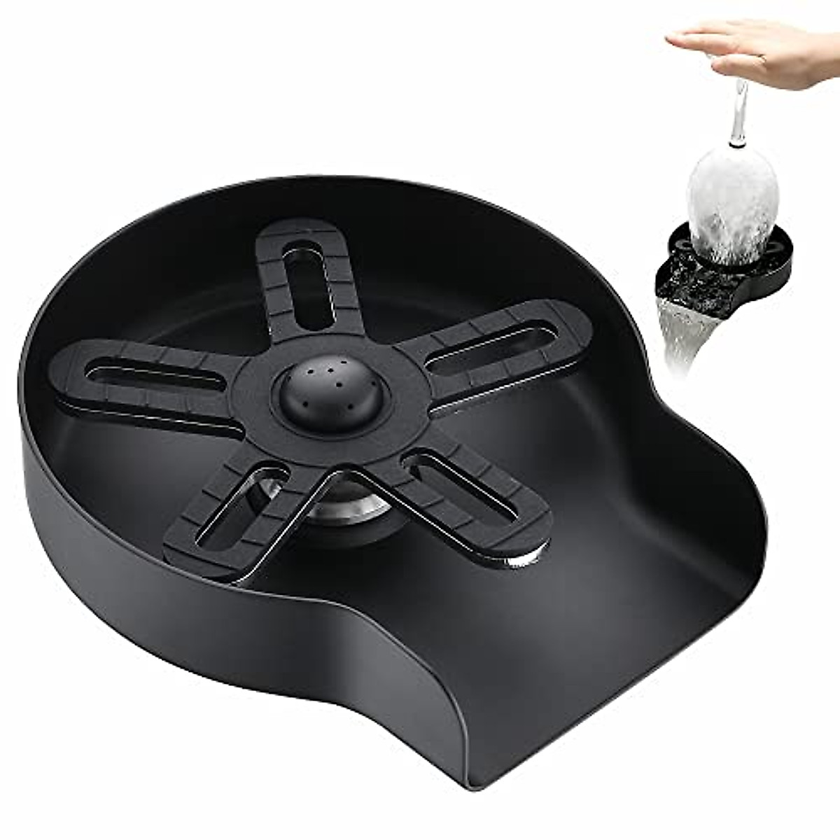 Cup Washer for Sink Glass Washer Cup Rinser for Sink