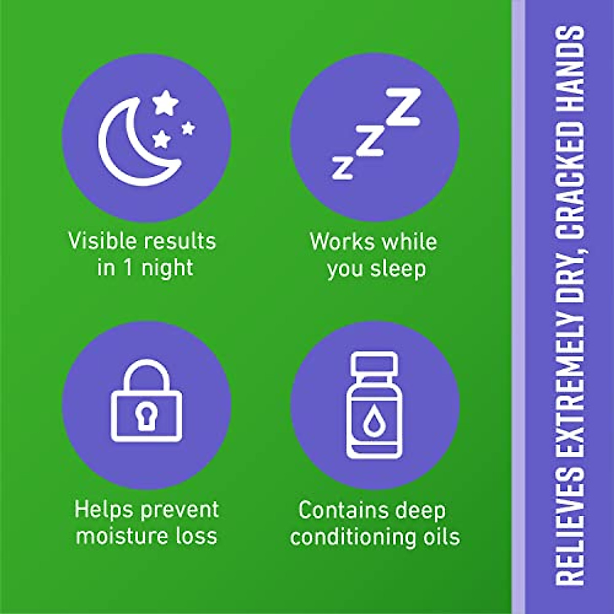 O'Keeffe's Working Hands Night Treatment Hand Cream, 3 oz Tube, (Pack of 2)