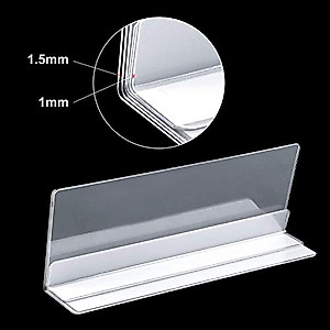 World Backyard Toy Blockers for Furniture - Clear Thin PVC Gap Bumper Under Couch, Sofa, Bed, Cabinet to Stop Small Things Going into. (Large 4.7'' High)