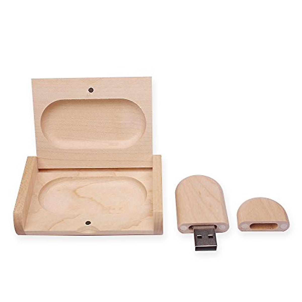 Custom Logo/Image Wooden USB Flash Drive 16GB Thumbdrive Memory Stick