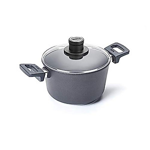 Woll Nowo Titanium Stockpot with Lid, 3.2 Quart, 8 Inch Diameter
