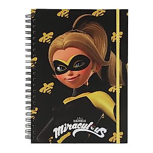 ZAG STORE - Miraculous Ladybug - Super Heroes Notebook Queen Bee A4