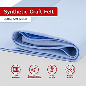 High Quality Craft Felt by The Yard 72" Wide X 1 YD Long - Kelly Green