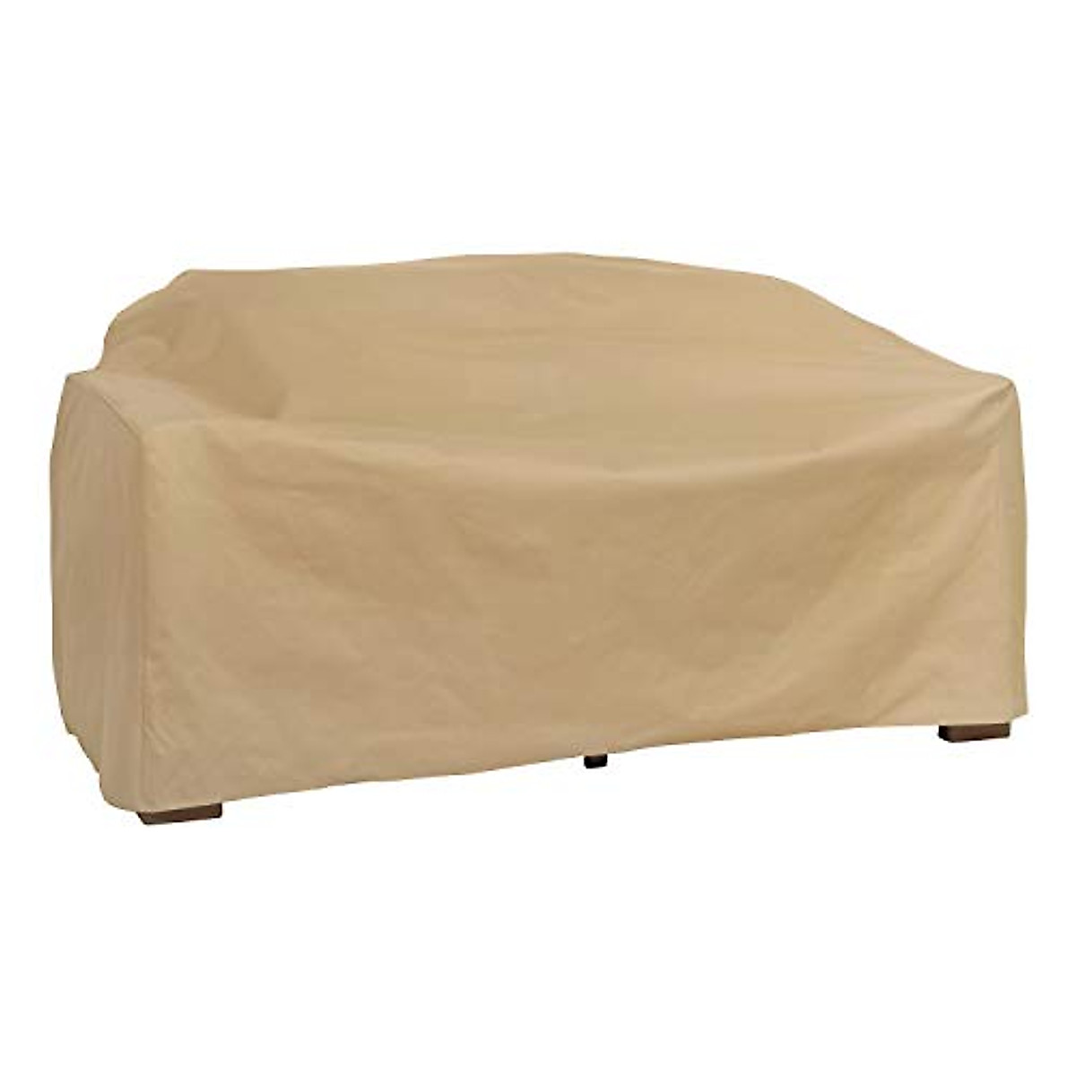 Modern Leisure® Basics Patio Loveseat Cover, 55" L x 33" W x 38" H, Khaki