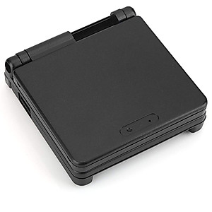 Lazmin Replacement Housing Shell Case Cover Repair Part, Screen Glass Lens & Screwdrivers Tool for Gameboy Advance SP Console, Prevent from Stains, Scratch, rub, and Erosion (Black)