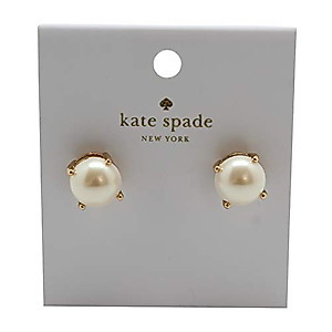 Kate Spade New York Pearl Gumdrop Stud Earrings (Cream)