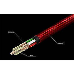 1MORE Dynamic Driver In-Ear Earphones Fashion Headphones with Ergonomic Comfort, Balanced Sound, Tangle-Free Cable, Volume Control, Microphone - 1M301 Black/Red (Renewed)