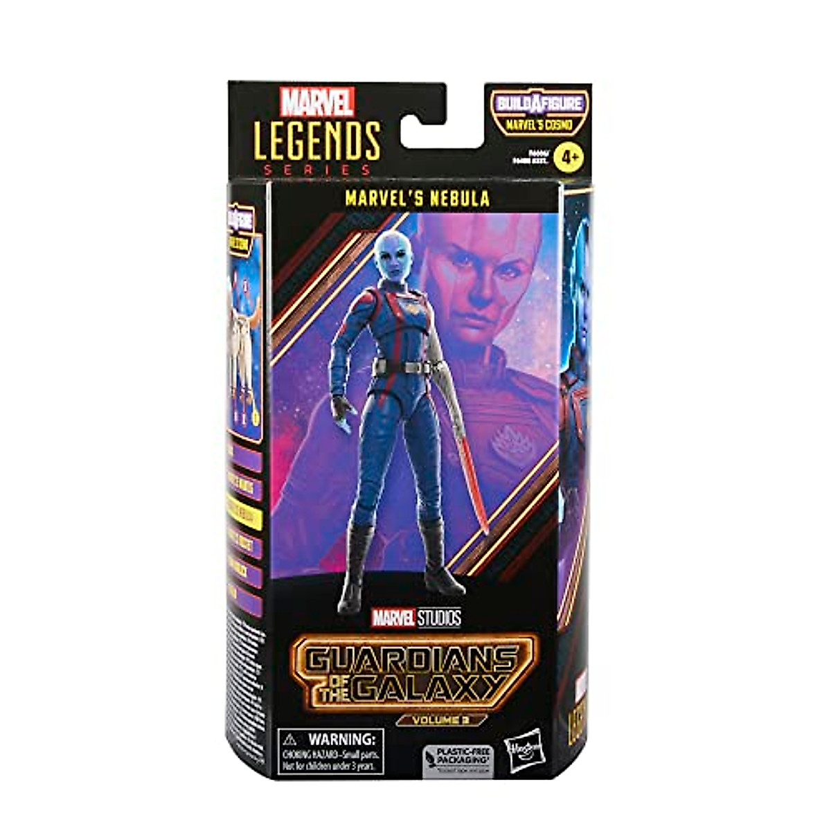 Marvel Legends Series Nebula, Guardians of The Galaxy Vol.3 6-Inch Collectible Action Figures, Toys for Ages 4 and Up