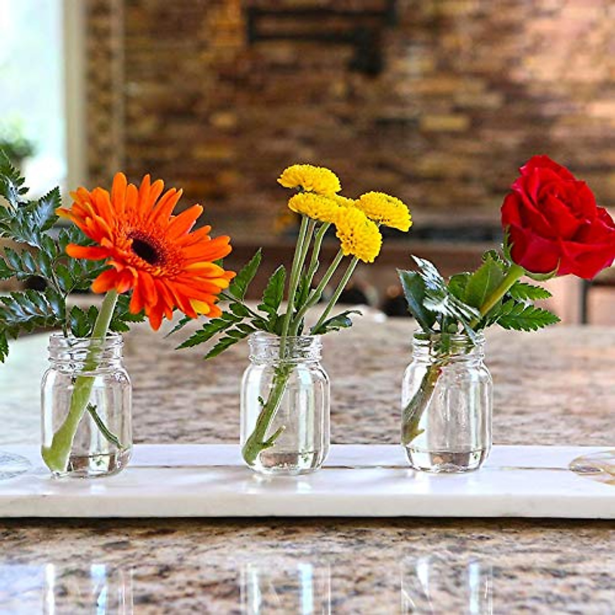 Kate Aspen Glass Set, Favors, Party Decor, Arts and Crafts, Set of 12 Mini Mason Jars, 12 Count