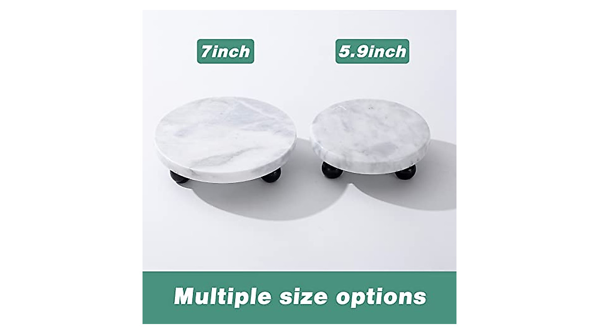 FasolaHome Decorative Marble Riser for Modern Decor