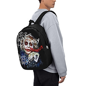 VNCXCNCN Joker Laptop Backpack Sports Backpack Band Elements Travel Backpack Classic Backpack With USB port