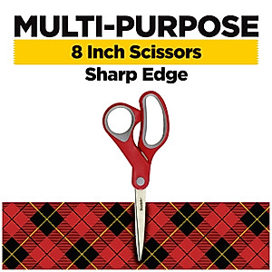 Scotch 8 Inch Multi-Purpose Scissors, Great for Everyday Use (1428)
