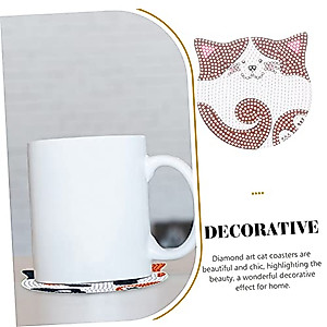 FAVOMOTO 1 Set Coaster Toys Adults for Women Gifts for Car Stocking Stuffers for Adults Funny Non-Slip Coffee Mat Cute Coaster Kitchen Trivets Mat Adult Arts and Crafts Cup