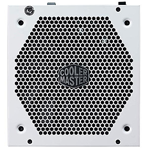 Cooler Master V750 Gold White Edition V2 Full Modular,750W, 80+ Gold Efficiency, Semi-fanless Operation, 16AWG PCIe high-Efficiency Cables, 10 Year Warranty