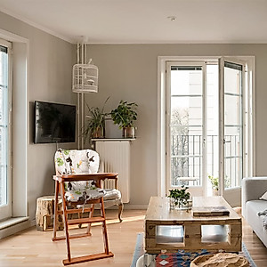 Lomgwumy High Chair Pad,high Chair Cover/seat Cushion, Light and Breathable, Soft and Comfortable, Cute Pattern, Suitable for Most High Chairs, Baby Dining Chairs (Grey Sheep Pattern)