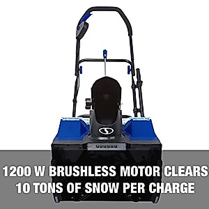 Snow Joe 24V-X2-SB18 18-Inch, 48-Volt IONMAX Cordless Snow Blower Kit (w/ 2 x 4.0-Ah Batteries + Charger)