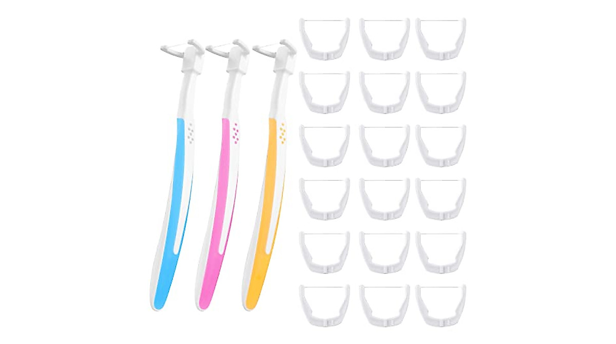 Reusable Dental Floss Set for Kids & Adults - 3 Colors
