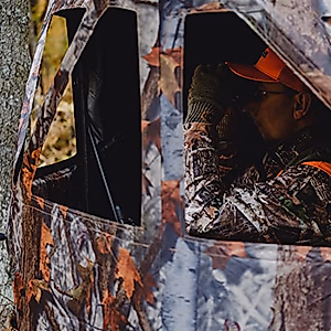 Barronett Blinds PR200BT Prowler 200 Ultra-Light Pop-Up Portable Hunting Blind, Woodland Camo, 71" x 71"